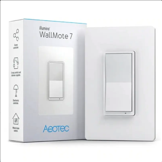 Aeotec ZWA022 Illumino Wallmote 7 - Absolute Automation USA