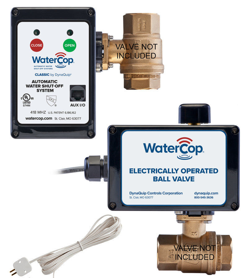 WCDACTDUALHW WaterCop Classic with Dual Shut Off Actuators, Wired Water ...