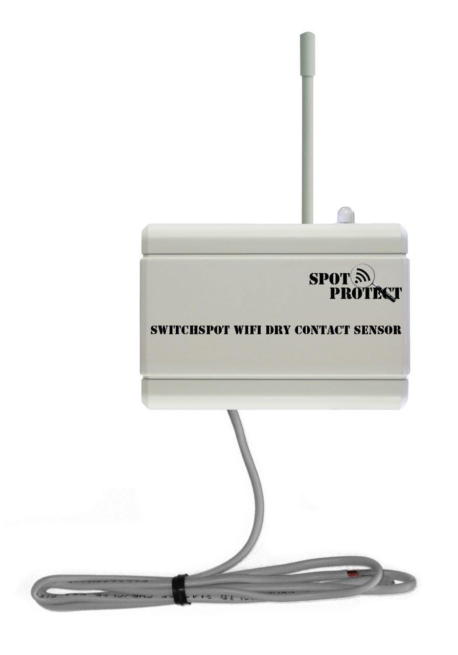 SwitchSpot WiFi Dry Contact Sensor with Email and Text Alerts